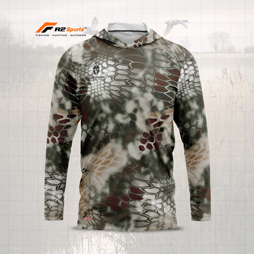 Jual Baju Camo Kryptek Grey Hoodie Berburu Hunting Camouflage | Shopee ...
