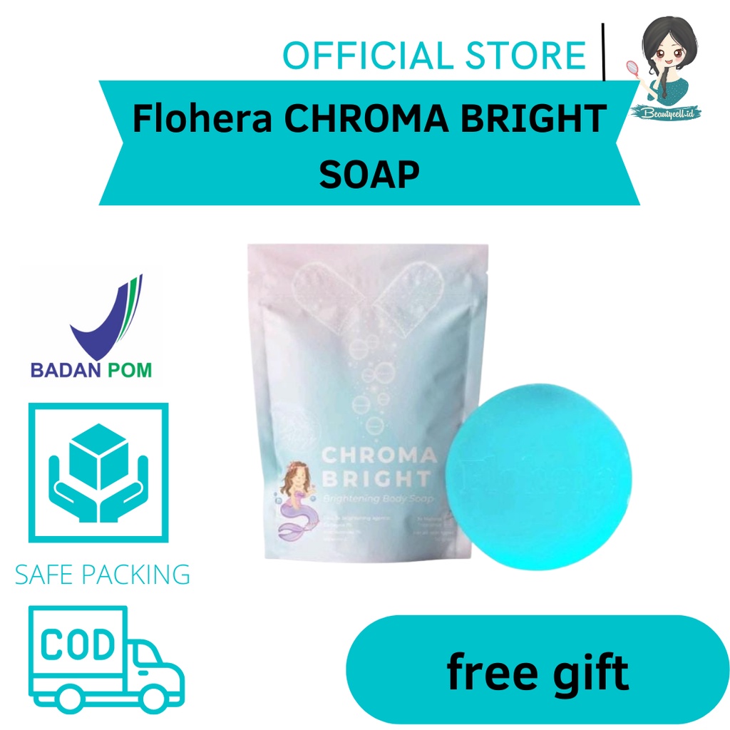 Jual Flohera CHROMA BRIGHT Brightening Body Soap Sabun Flohera Chroma ...