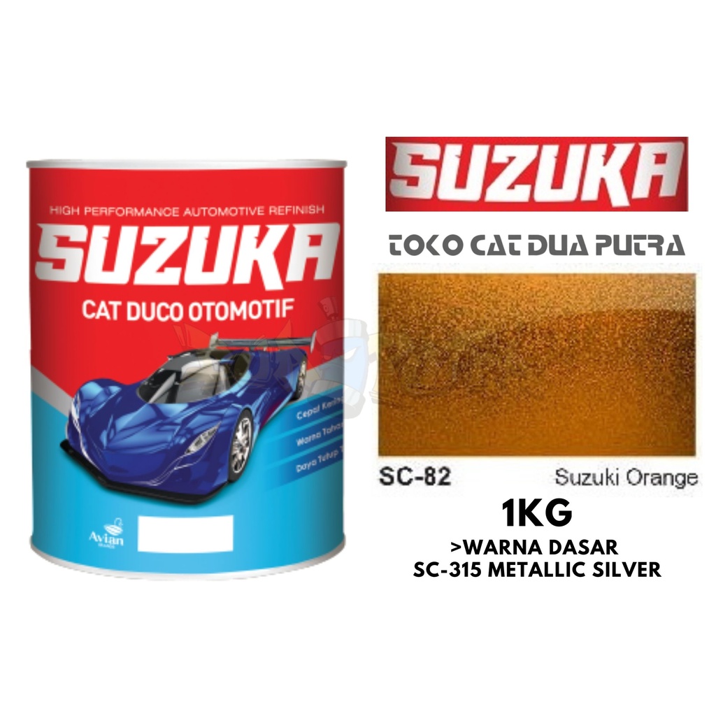Jual Suzuka Cat Duco Otomotif 1KG Warna Candytone | Shopee Indonesia