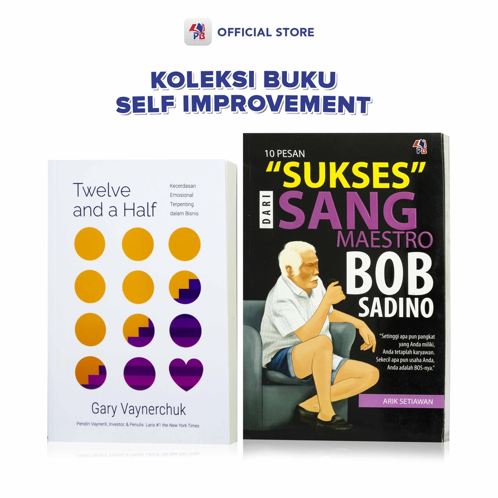 Jual Buku Motivasi Self Improvement : 10 Pesan Sukses Dari Sang Maestro Bob Sadino Dan Twelve ...