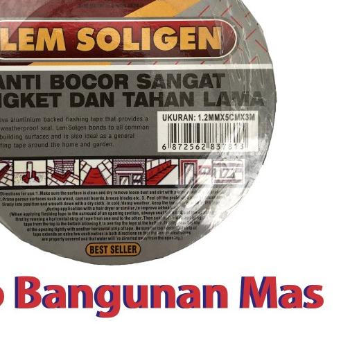 Jual Lem Seng SOLIGEN 3M LEM TALANG Super Band Lem Asbes Talang Genteng ...