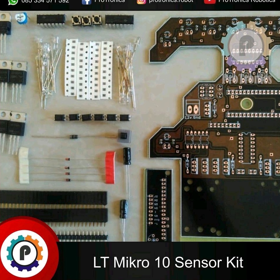 Jual Robot Line Follower Line Tracer Modul Kit Standard Lomba | Shopee ...