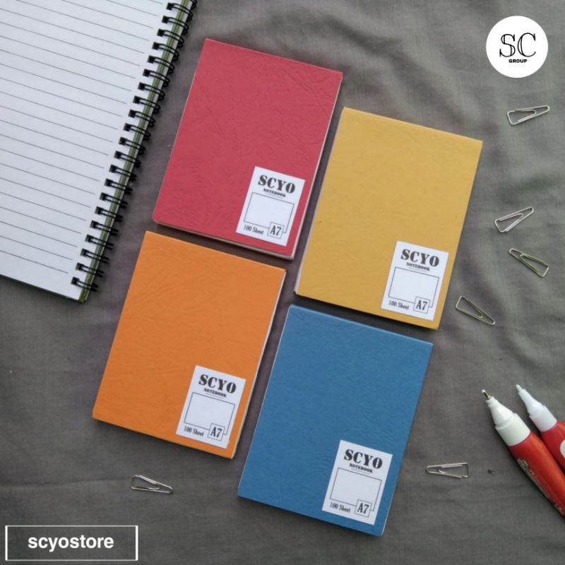 Jual Buku Catatan Buku Saku SCYO Notebook A6 100 Lembar | Shopee Indonesia