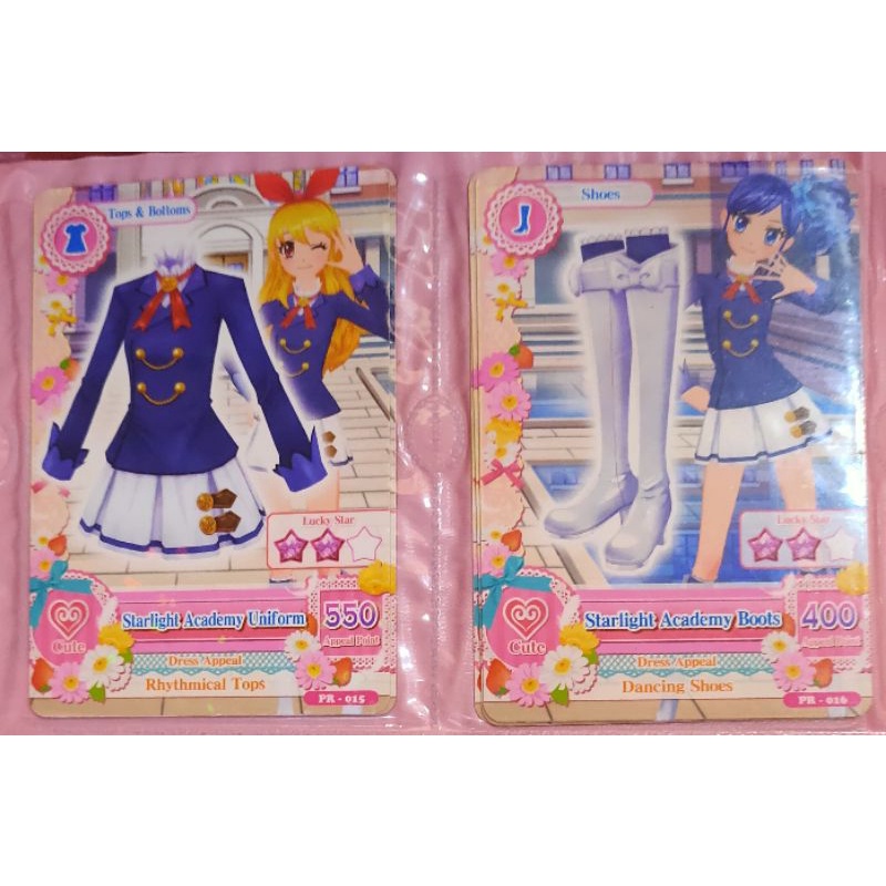 Jual kartu Aikatsu ORI | starlight academy uniform | Shopee Indonesia