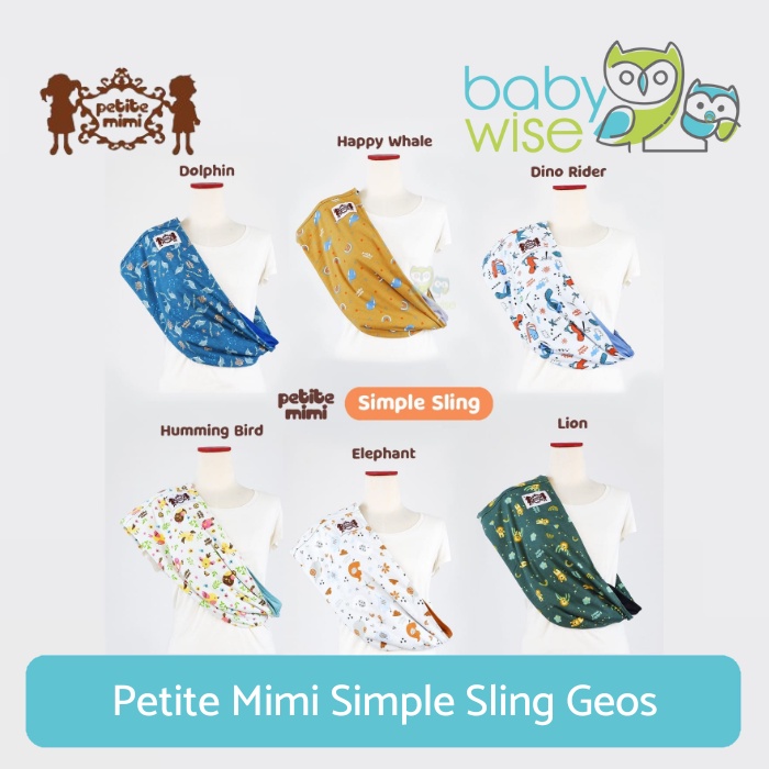 Jual Petite Mimi Simple Sling Geos - Gendongan Kaos Anak Bayi | Shopee ...