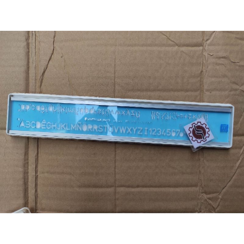 Jual Penggaris huruf, sablon huruf, mall huruf Staedtler | Shopee Indonesia