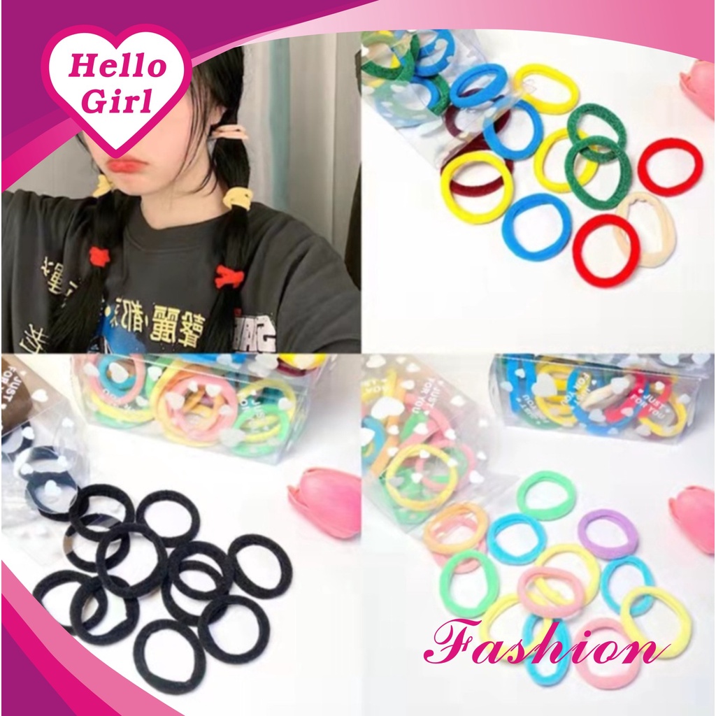 Jual (Hello Girl)F78 Ikat Rambut Donut Pouch Import | Shopee Indonesia