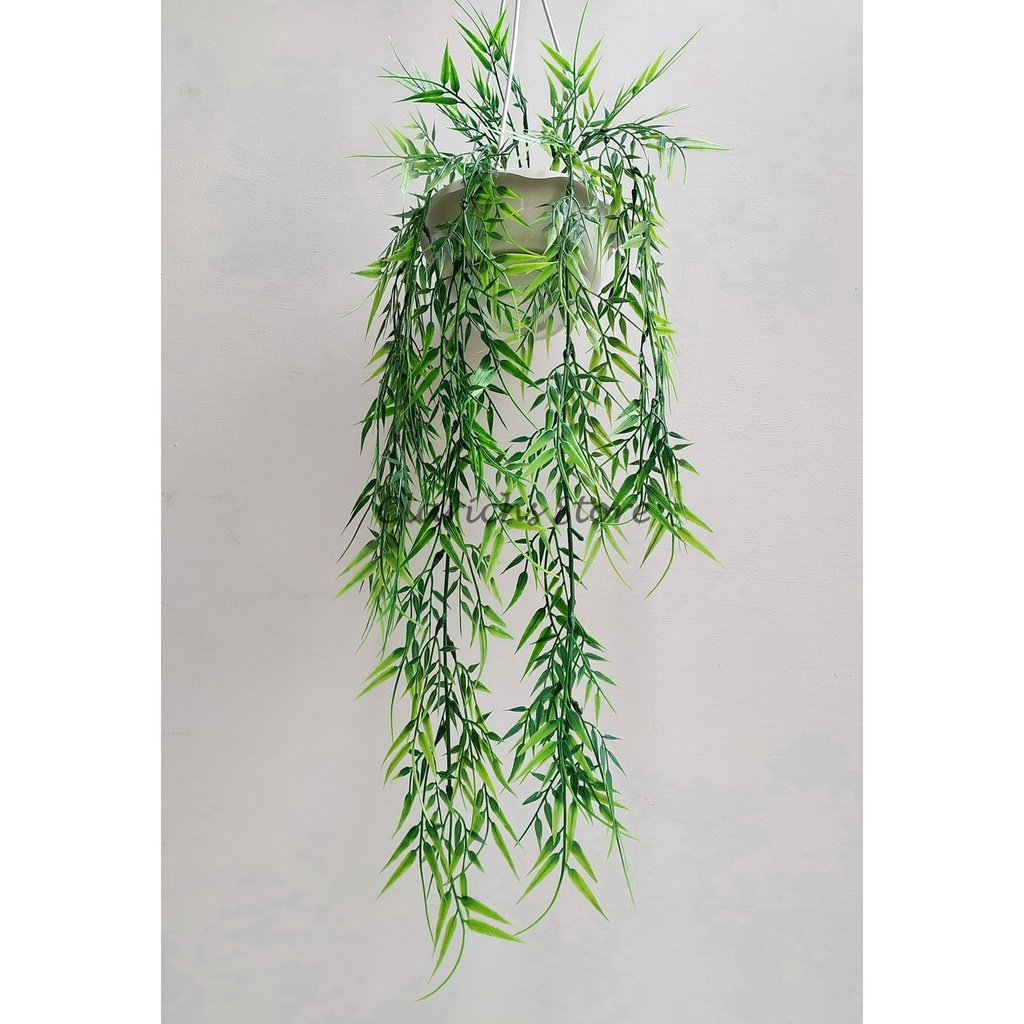 Jual Tanaman Rambat Juntai Artificial Bambu Plastik Artificial Hanging ...