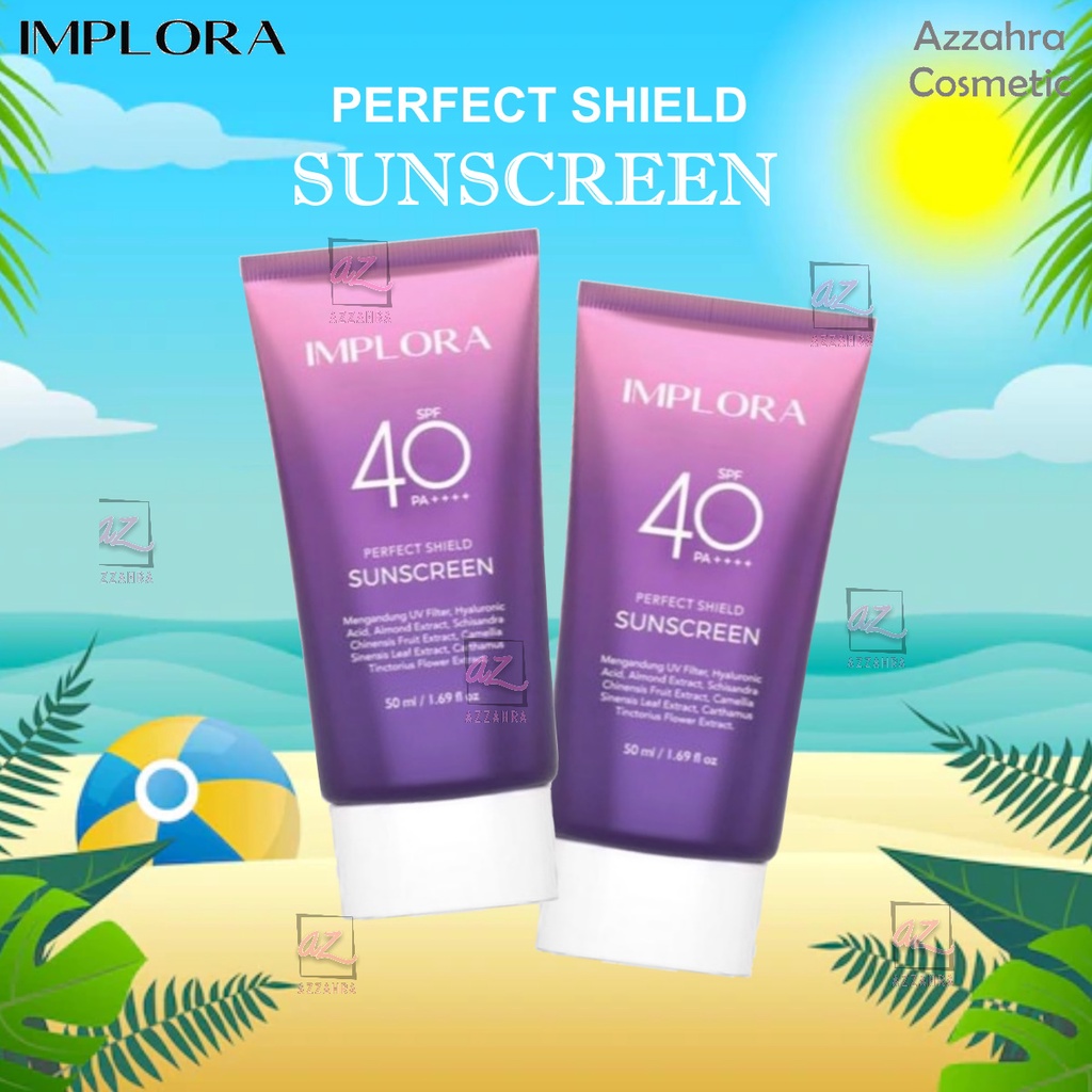 Jual Implora Perfect Shield Sunscreen SPF 40 PA++++ | Sunscreen Wajah | Pelindung dari Sinar ...