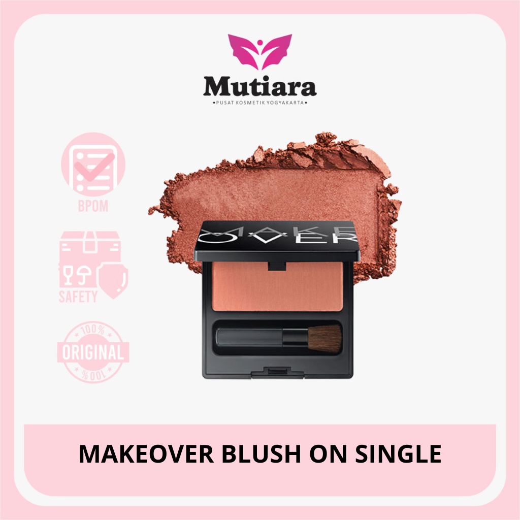 Jual MAKEOVER BLUSH ON SINGLE | Shopee Indonesia