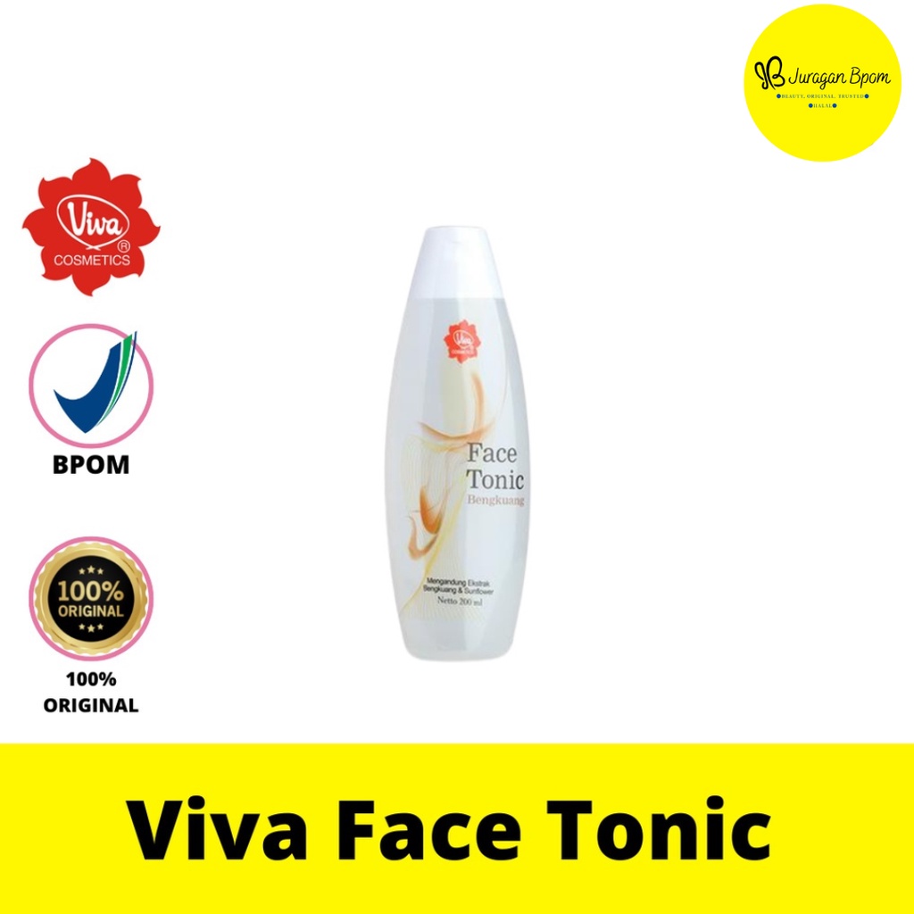Jual Viva Face Tonic 100ml & 200ml / Bengkuang / Lemon / Green Tea ...