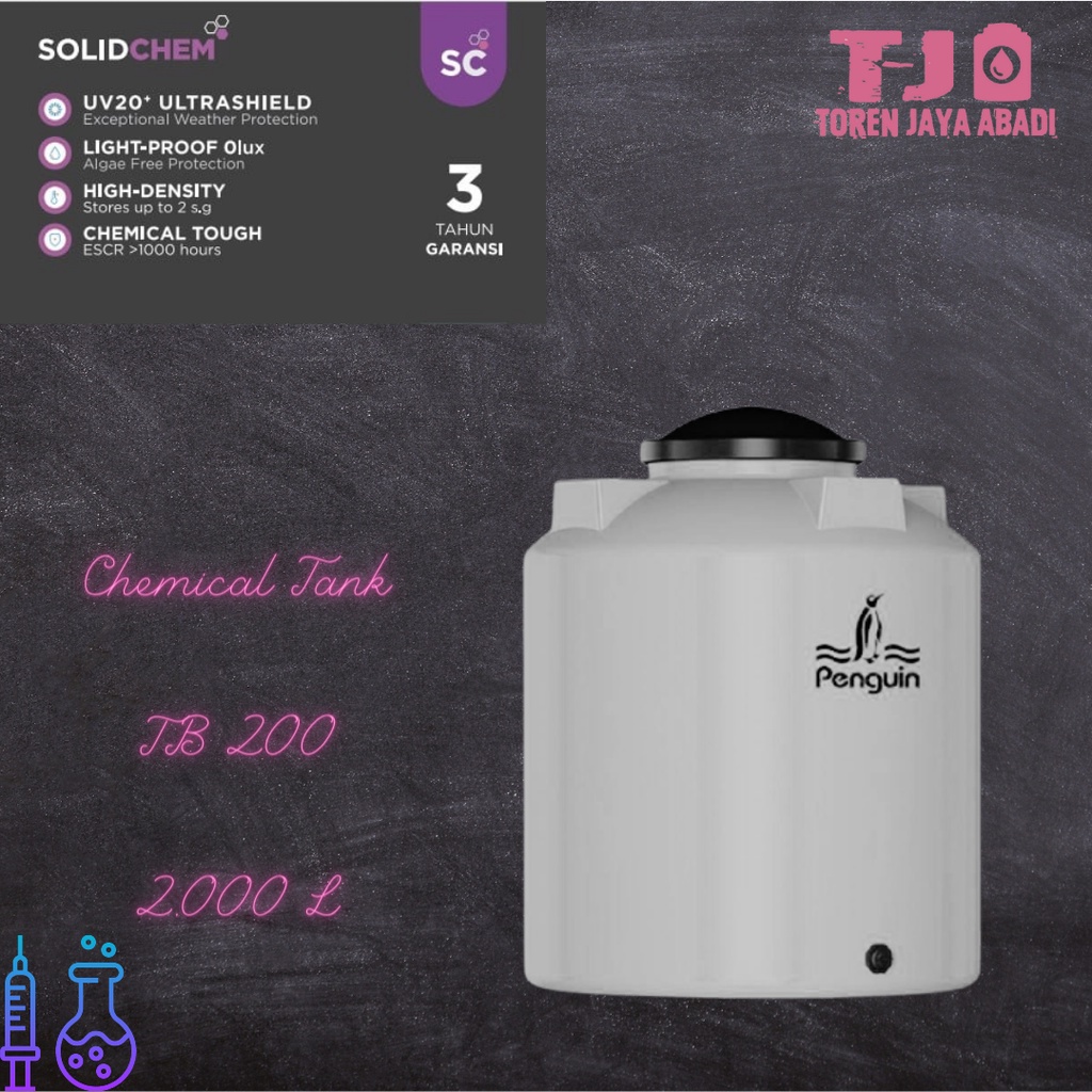 Jual Tangki Kimia Penguin TB 200 - 2.000 Liter Industrial Chemical Tank ...