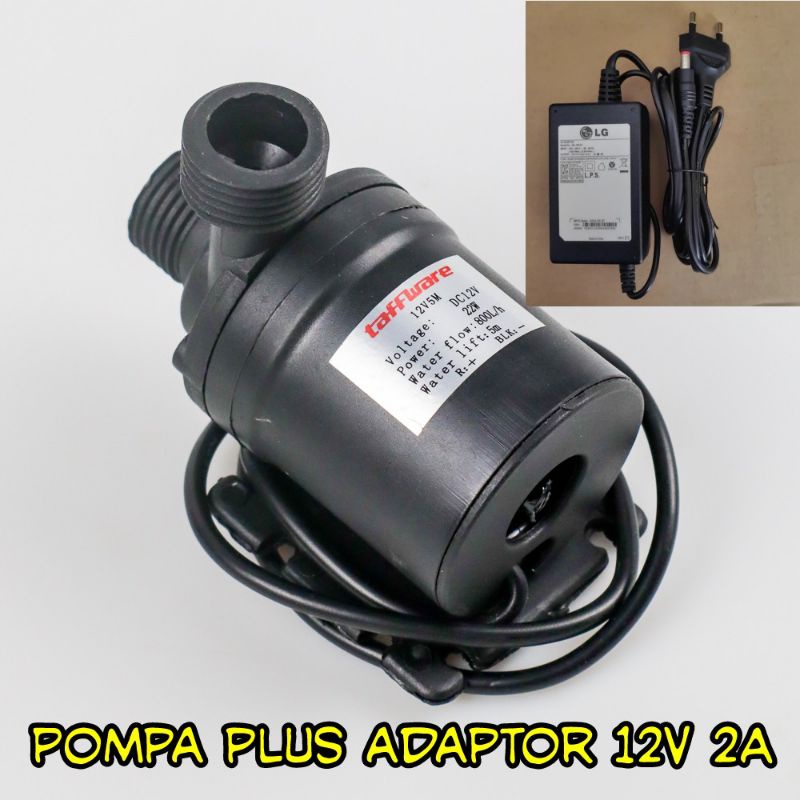 Jual pompa air mini DC brushless submersible hidroponik booster pompa ...