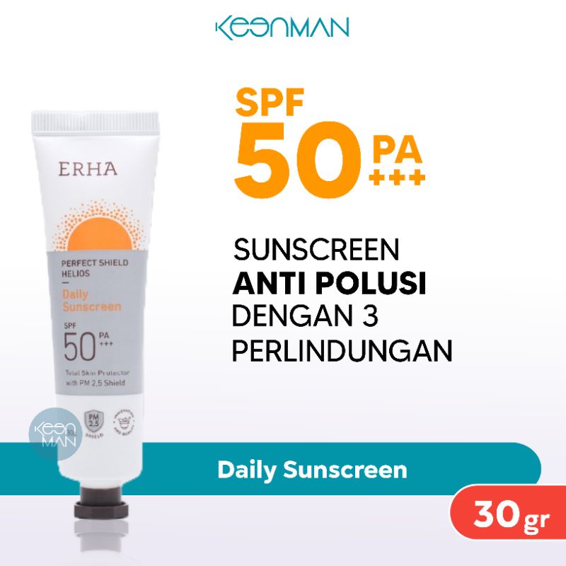Jual Erha Perfect Shield Helios Daily Sunscreen 30gr - Sunscreen Sunblock Wajah Kulit Normal ...