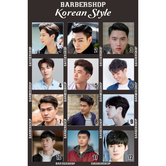 Jual Poster barbersop / poster pangkas rambut / model rambut terbaru ...