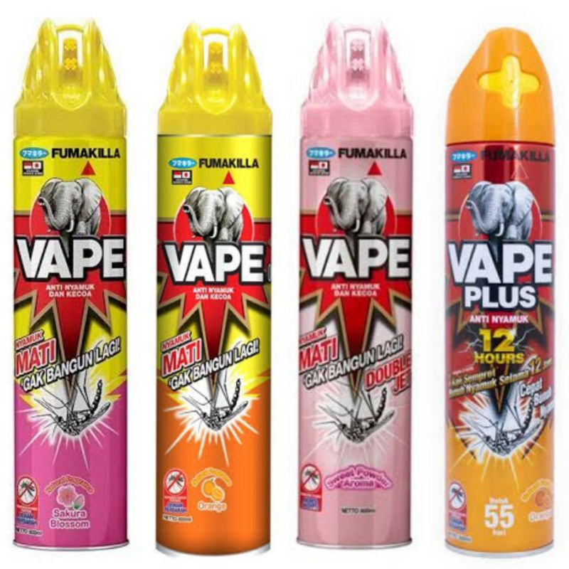 Jual Vape Spray 600ml Obat nyamuk Fumakilla | Shopee Indonesia