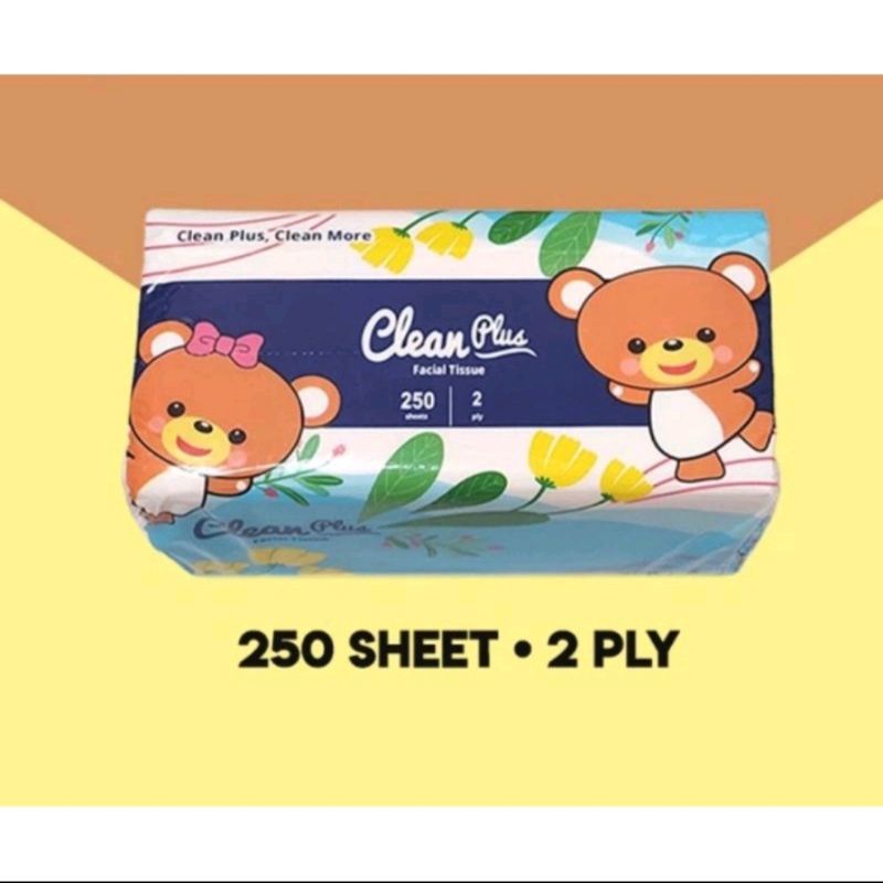 Jual Tissue Clean Plus 250 Sheet 2ply | Shopee Indonesia
