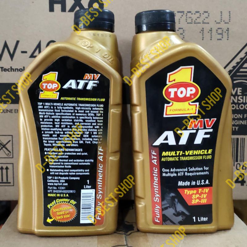 Jual Oli transmisi matic Top1 T-IV toyota fortuner / innova / avanza ...