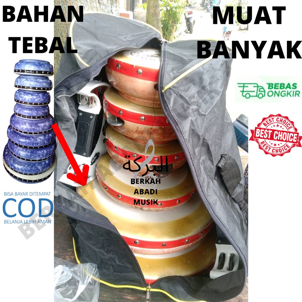 Jual Tas Rebana isi 10 Tas Terbangan isi 10 Tas Bas Hadroh Tas Hadroh ...