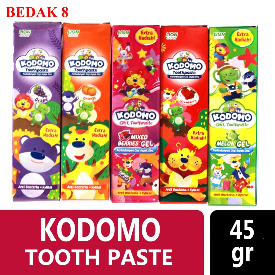 Jual kodomo Toothpaste 45gr/ Pasta Gigi Anak Kodomo 45gr | Shopee Indonesia