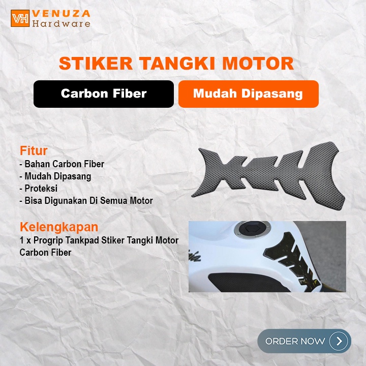 Jual Stiker Tangki Motor Motif Carbon Fiber | Shopee Indonesia
