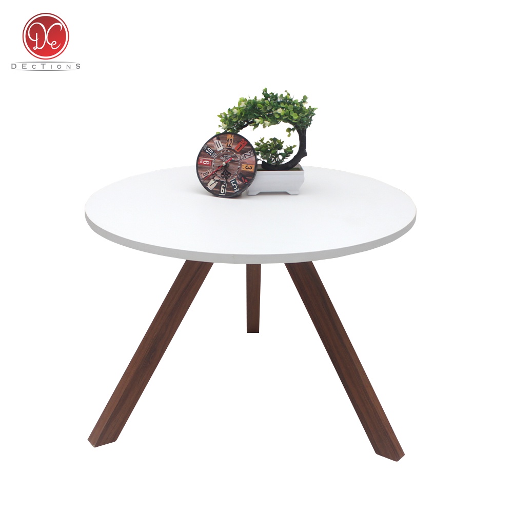 Jual Dections Meja Tamu Kayu Bulat Minimalis Round Table Coffee ...