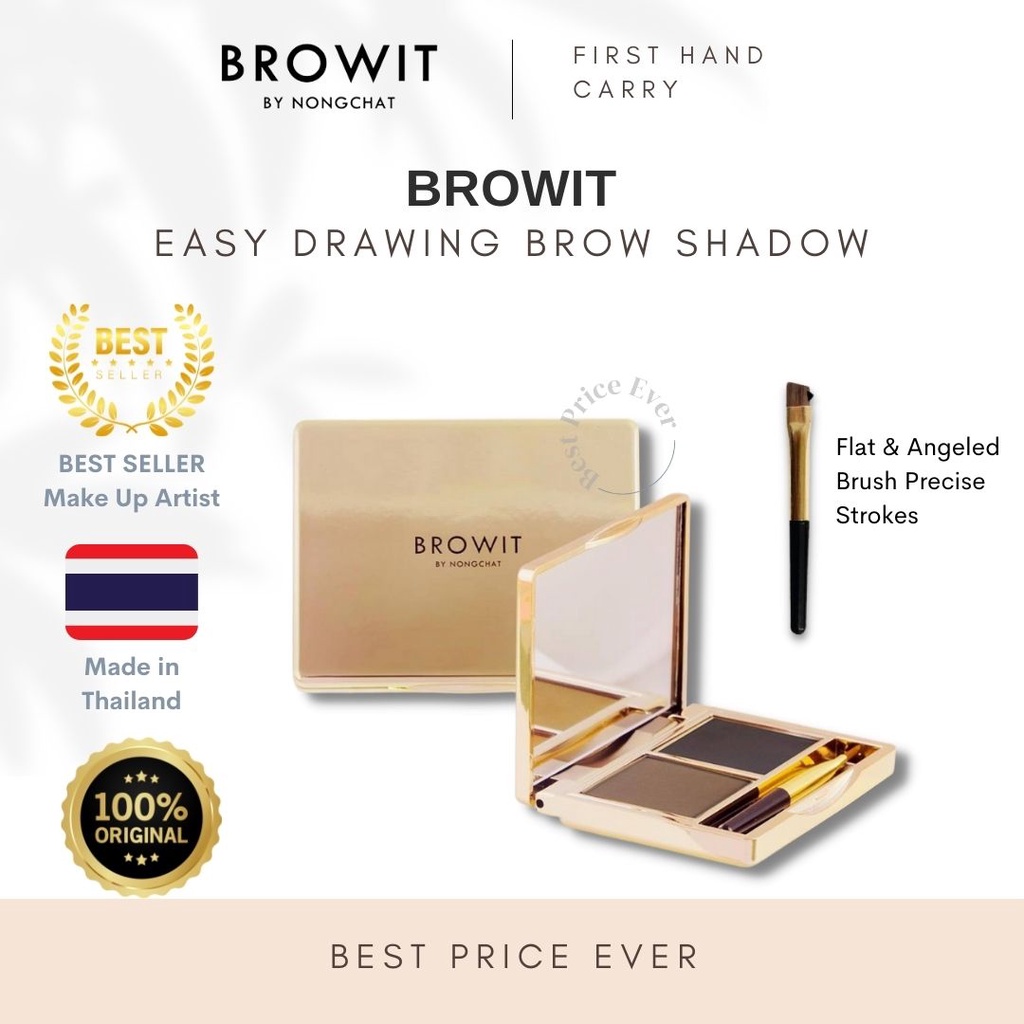 Jual [ BROWIT By Nongchat ] Professional Easy Drawing Brow Shadow ...