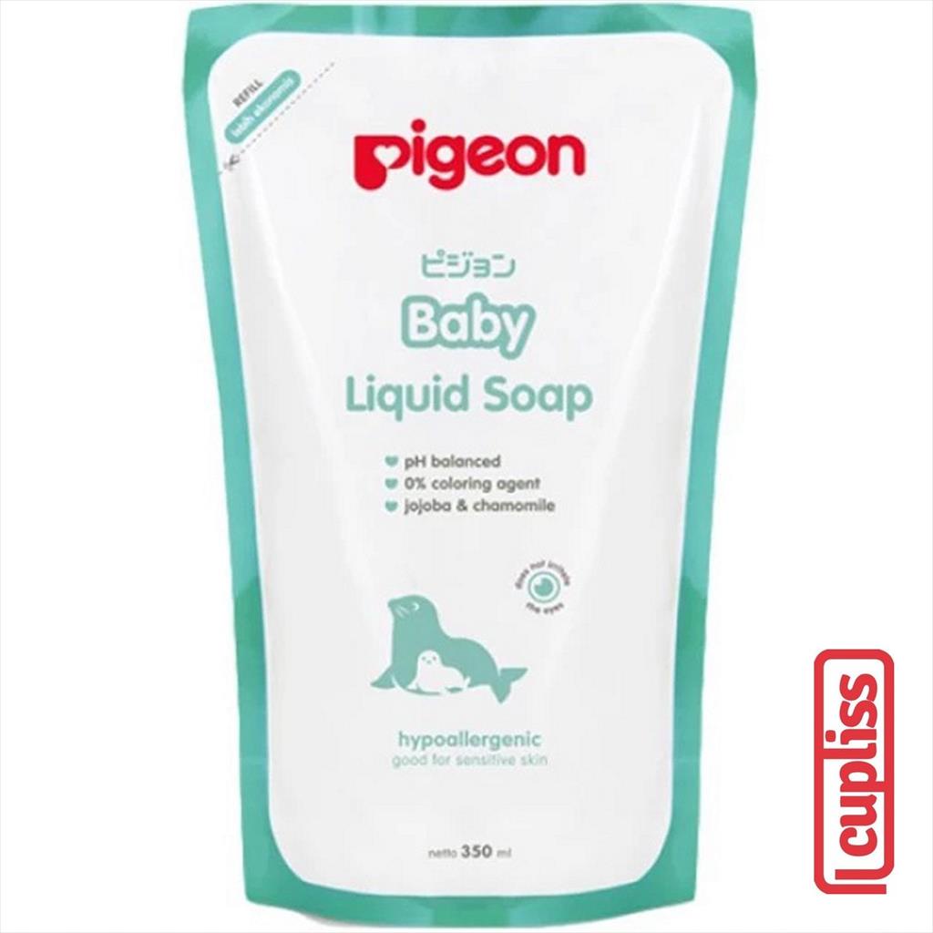 Jual PIGEON Baby Liquid Soap 350 ml Chamomile 350ml Refill Pouch Sabun ...