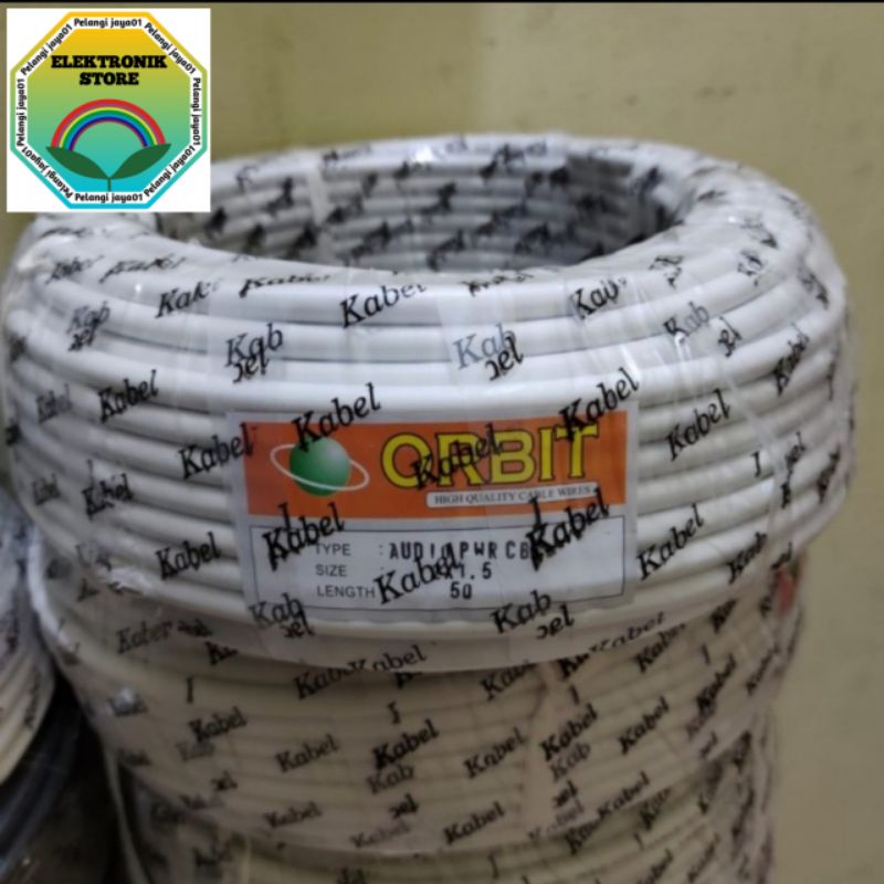 Jual Kabel 2x1,5 tembaga orbit/kabel tembaga biasa | Shopee Indonesia