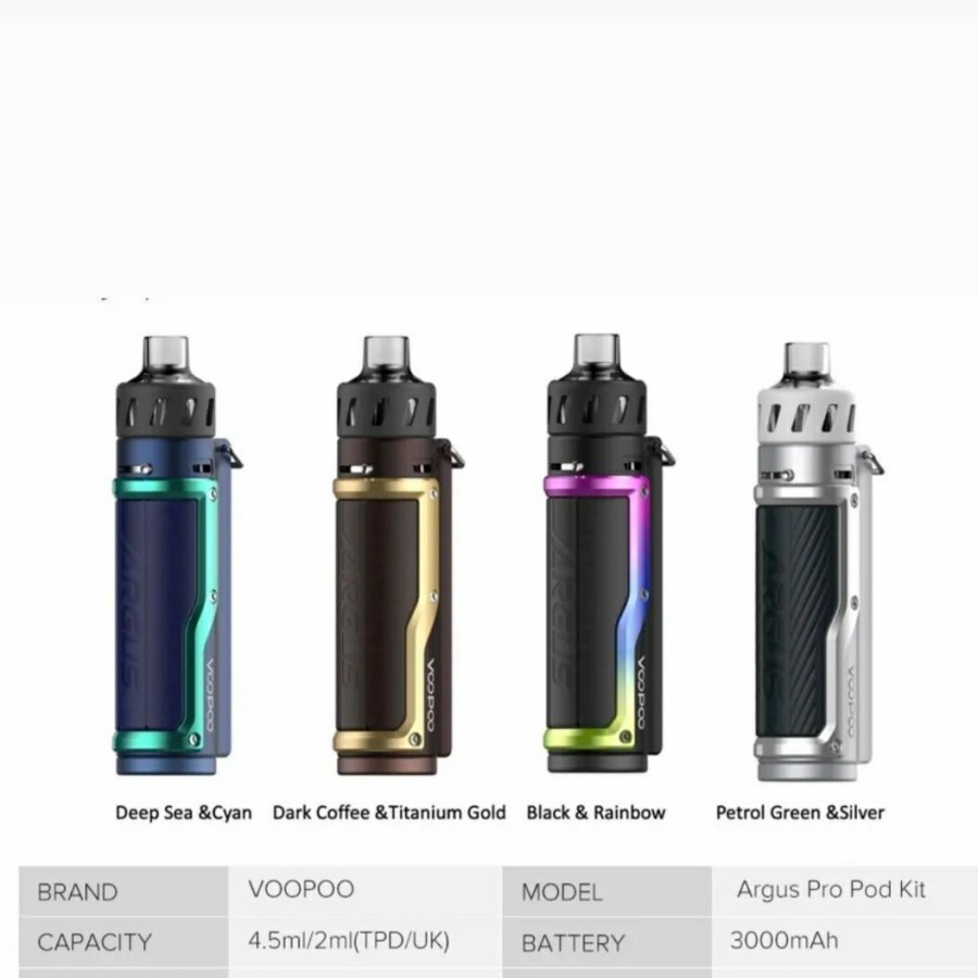 Jual VOOPOO ARGUS PRO 80W 3000MAH POD KIT AUTHENTIC BY VOOPOO | Shopee Indonesia