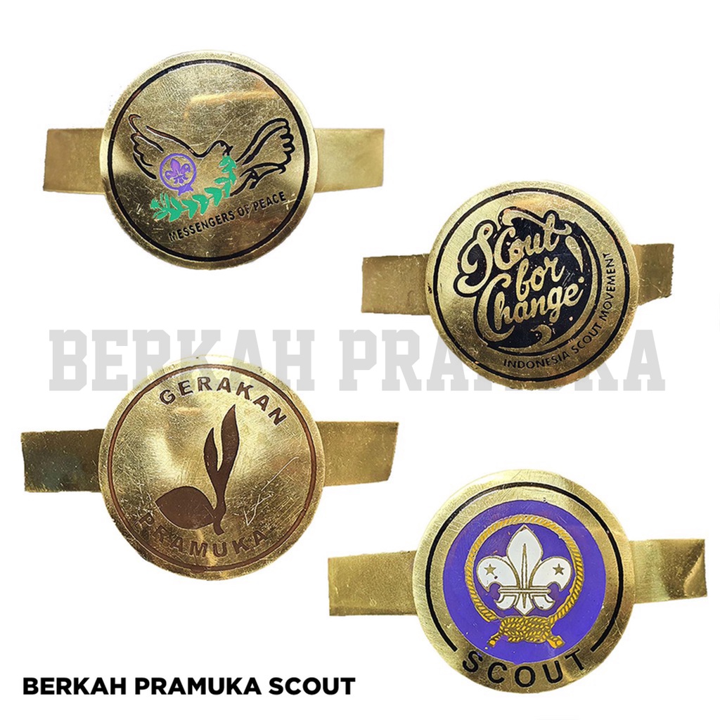 Jual Ring kacu pramuka kuningan cincing kolong hasduk scout mop tunas ...