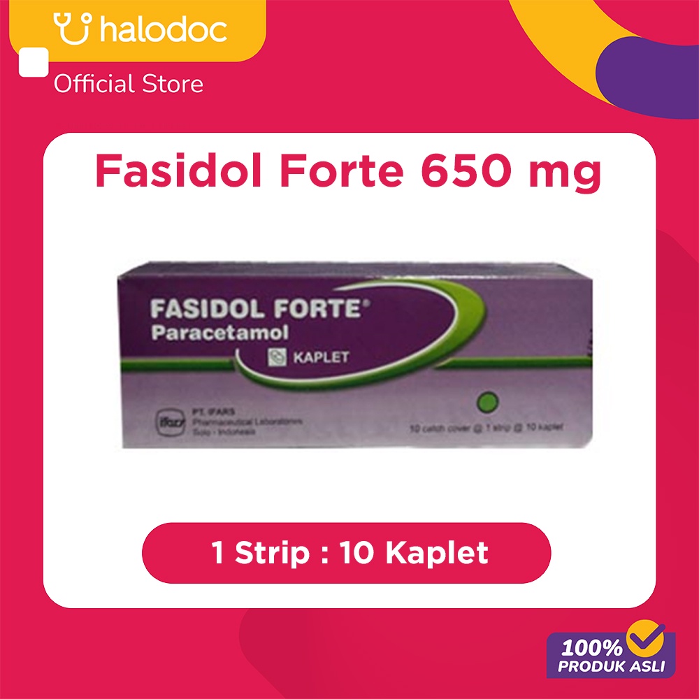 Jual Fasidol Forte 650 mg 10 Kaplet | Shopee Indonesia