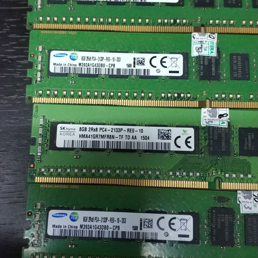 Jual Memory ram Server DDR4 8GB 2Rx8 PC4-2133P Ecc Register for xeon ...
