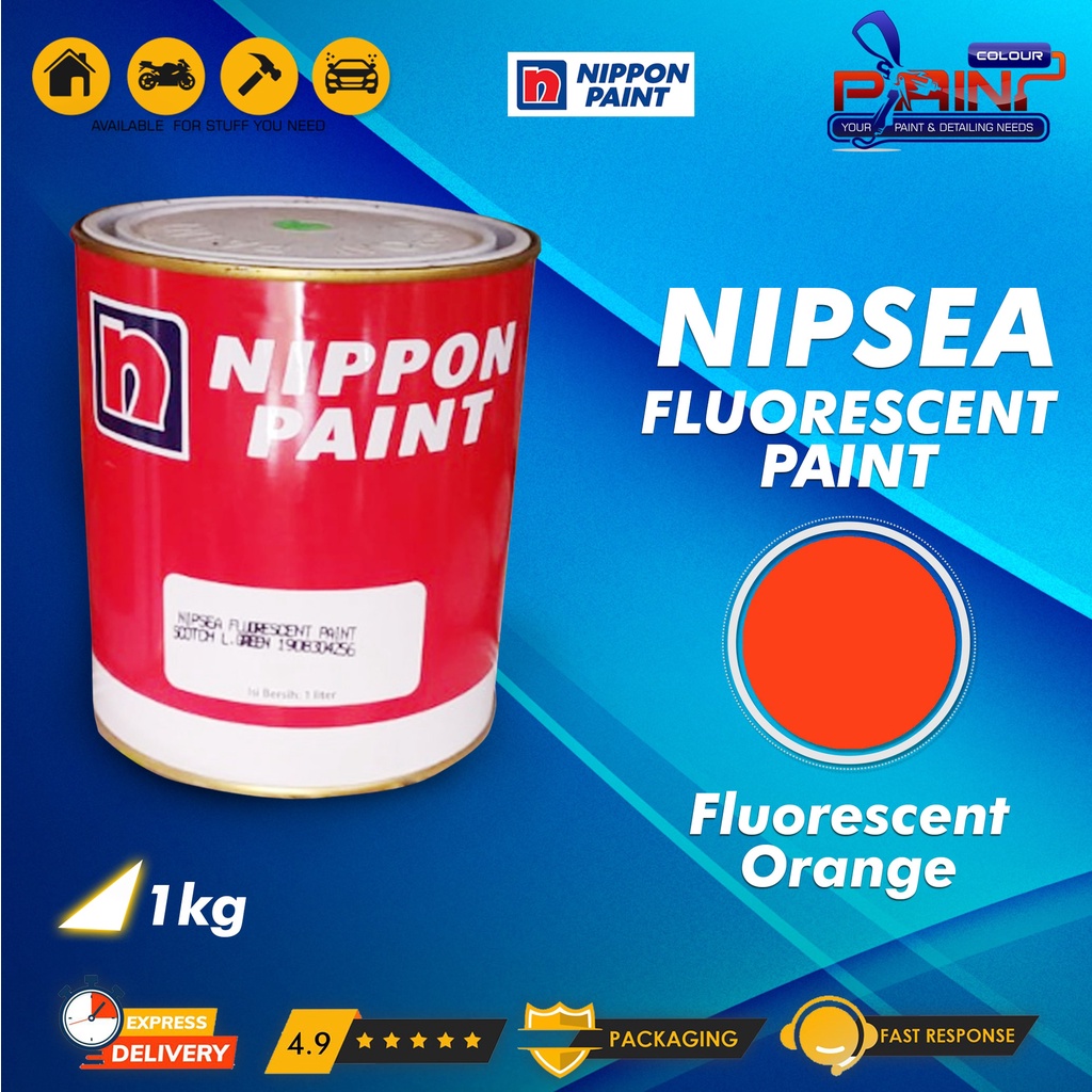 Jual Nippon Paint Cat Duco Nipsea Fluorescent / Stabilo - Orange ...