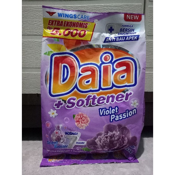 Jual Daia Detergen Bubuk Kemasan Ekonomis 285 GR | Shopee Indonesia