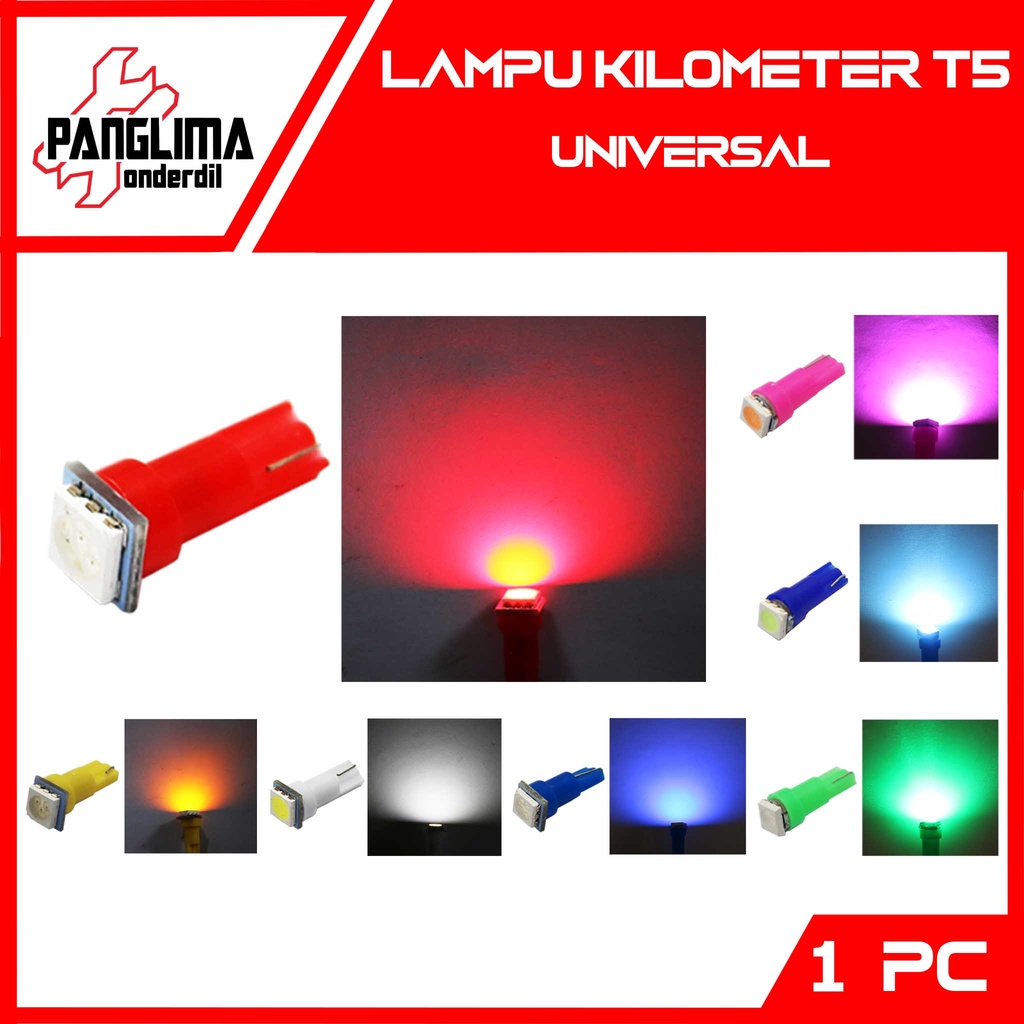 Jual LED Jagung 1 Titik T5 Motor-Mobil Merah-Biru-Putih-Kuning-Hijau ...