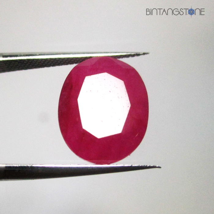 Jual Red Beryl Bixbite 7.90 Ct Utah USA Natural Emerald Batu Zamrud ...