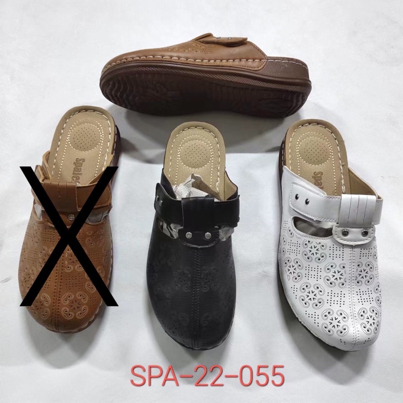 Jual Sepatu Selop Kulit Spaletti SPA22-055 | Shopee Indonesia