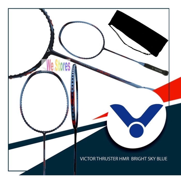 Jual Raket Raket Badminton Victor - Thruster K Hmr Blue / Tk Hmr ...