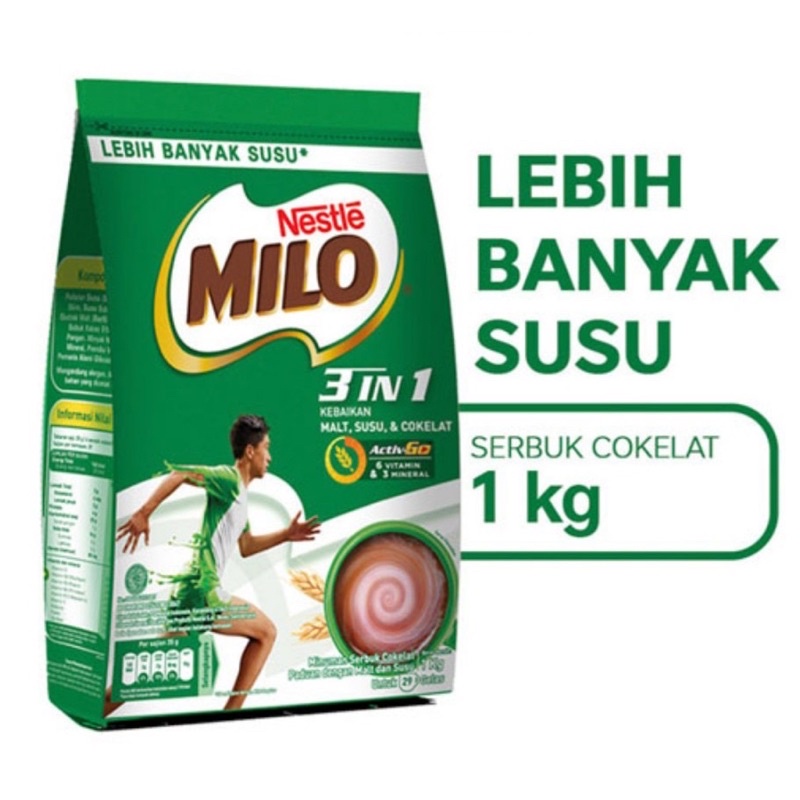 Jual MILO 3in1 990 GR | Shopee Indonesia