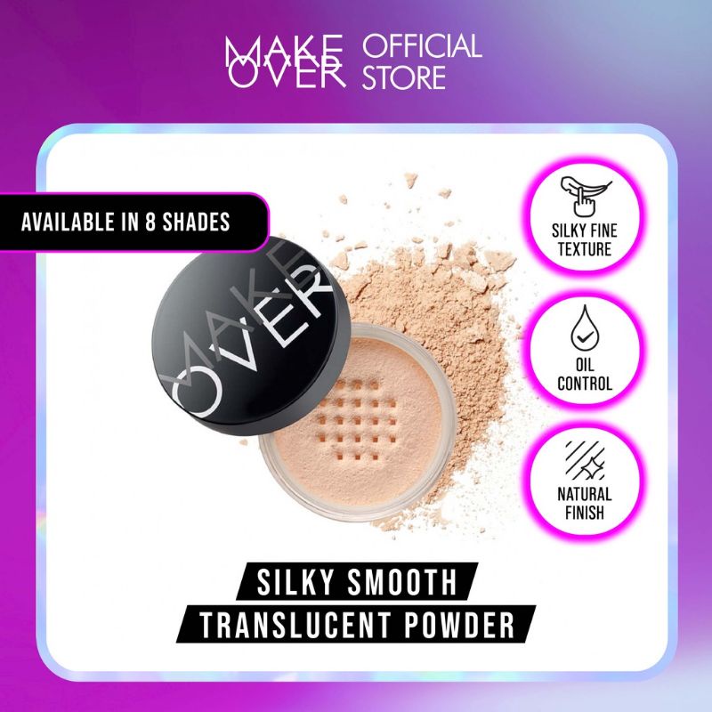 Jual Make Over Silky Smooth Translucent Powder (35 gr)ORIGINAL 100% by ...
