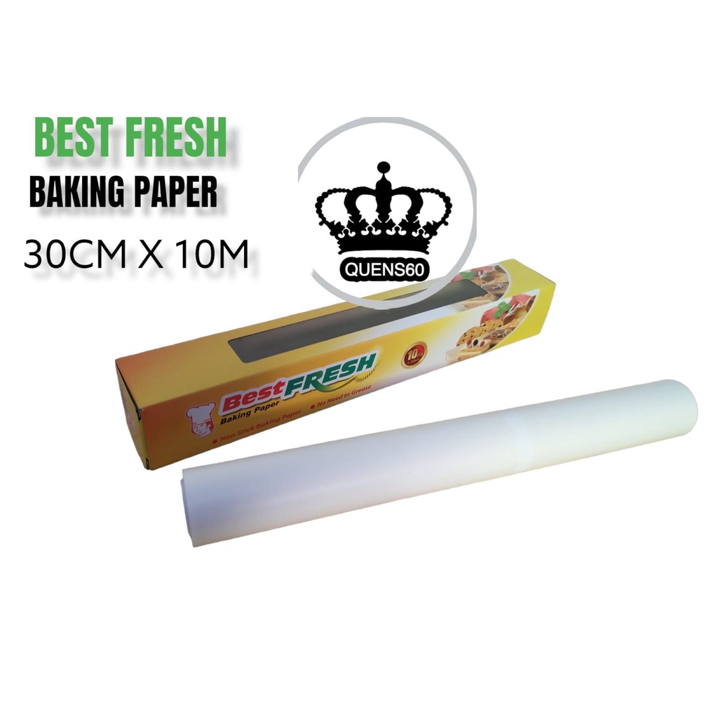Jual Baking Paper Best Fresh 30cm x 10meter Putih / Kertas Roti Kue ...