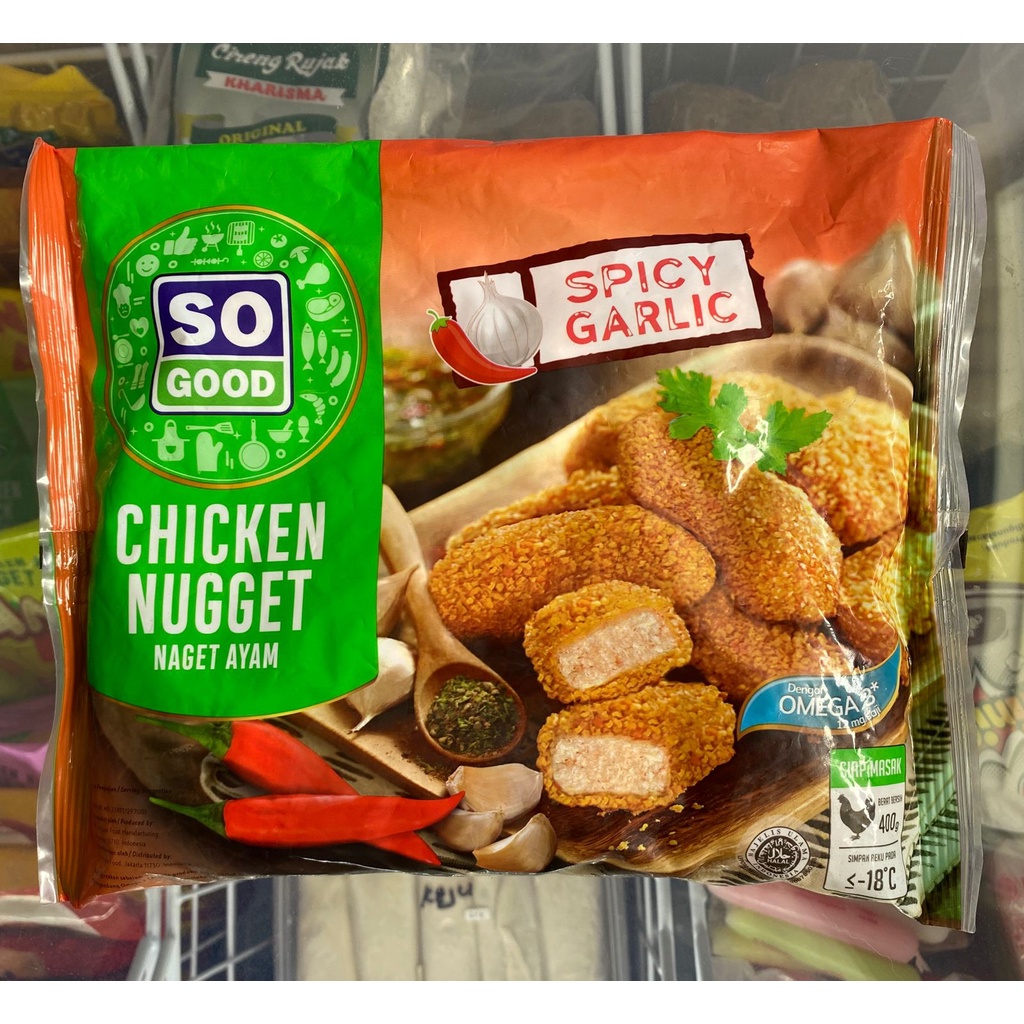 Jual So Good Chicken Nugget Spicy Garlic 400gr | Shopee Indonesia
