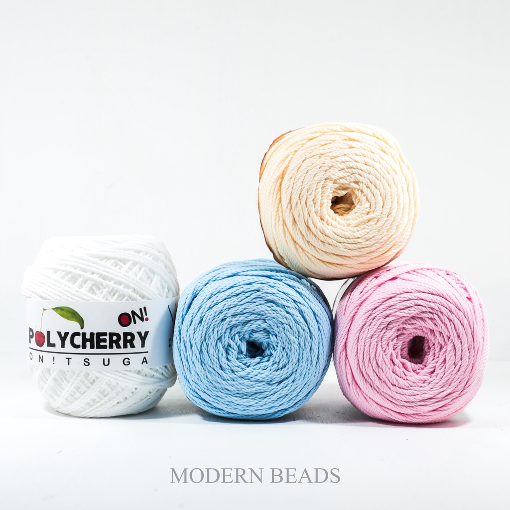 Jual ORIGINAL - Benang Rajut Polycherry Onitsuga Polos (Polycherry Yarn ...