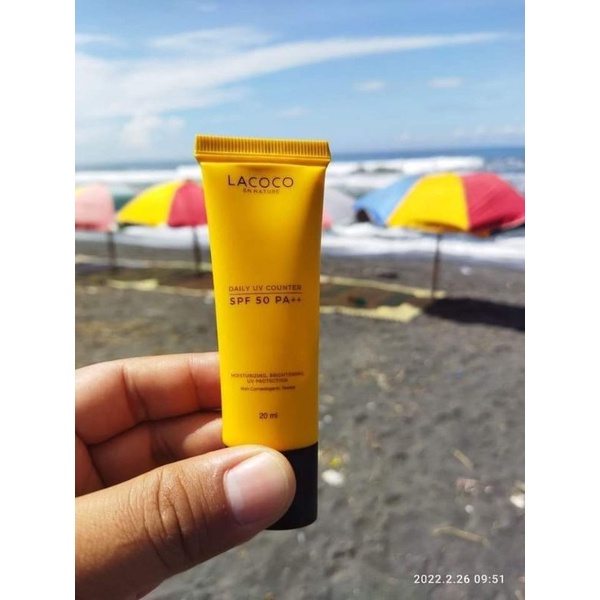 Jual LACOCO SUNSCREEN DAILY UV COUNTER SPF 50+ - LCPF50 | Shopee Indonesia