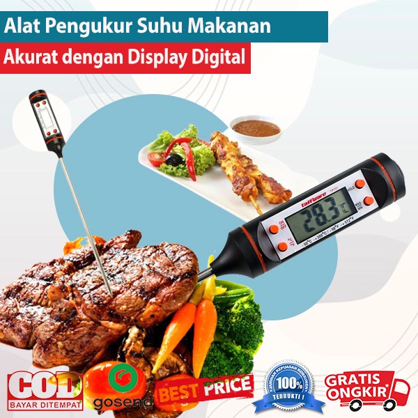 Jual Termometer Makanan Minuman Kopi Makanan Dapur - Alat Pengukur Suhu ...
