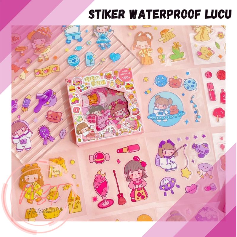 Jual Stiker Waterproof Lucu 10 15 Lembar Aksesoris Tempel | Shopee ...