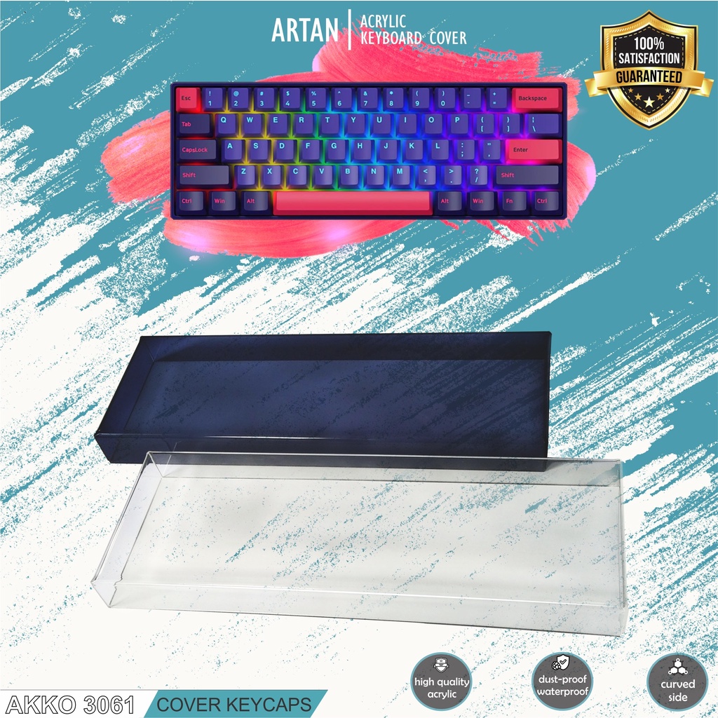 Jual AKKO 3061 ACRYLIC KEYCAPS COVER PELINDUNG CAPS KEYBOARD MECHANICAL ...