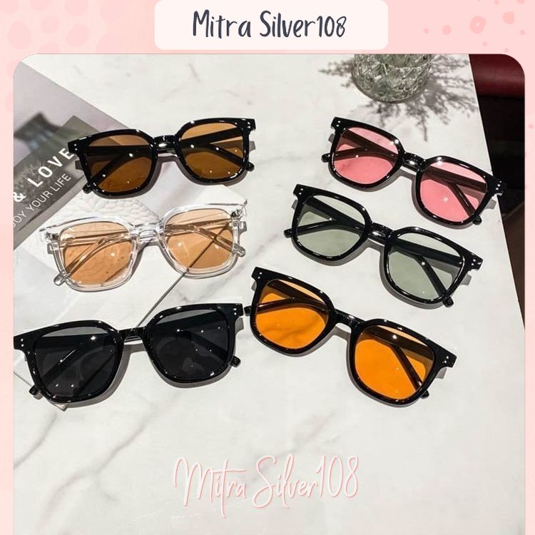 Jual [MS108] KM 02 KacaMata Frame Fashion Unisex KacaMata Vintage Retro Korea Sunglasses COD ...