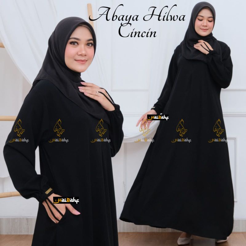 Jual Basic Abaya Hitam Polos Remaja Masa Kini Bahan Nyaman | Shopee Indonesia